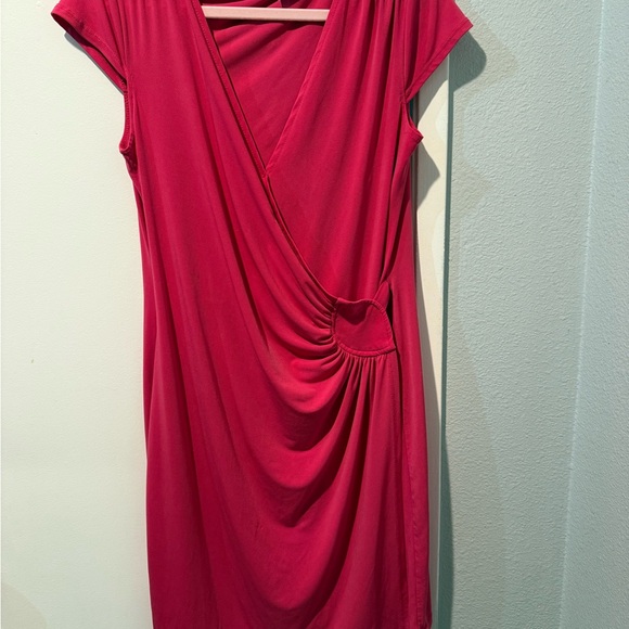 Aa Studio | Dresses | Aa Studio Vibrant Pink Midi Dress | Poshmark